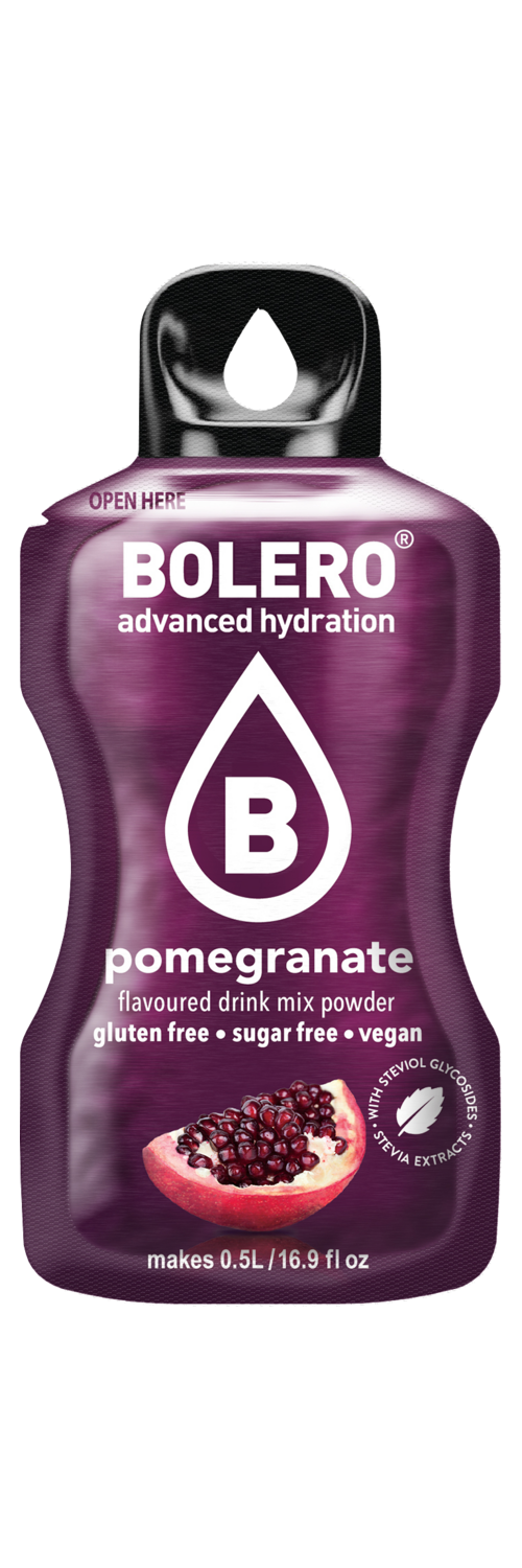 Bolero Advanced Hydration - ( 2 packets Pomegranate) - 2 Small Single ...